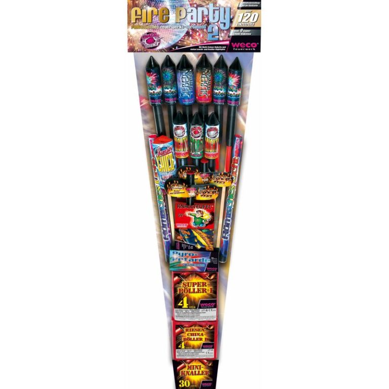 Feuerwerk 2025 ~ Fire-Party II – 120-teiliges Familien-Sortiment online ...